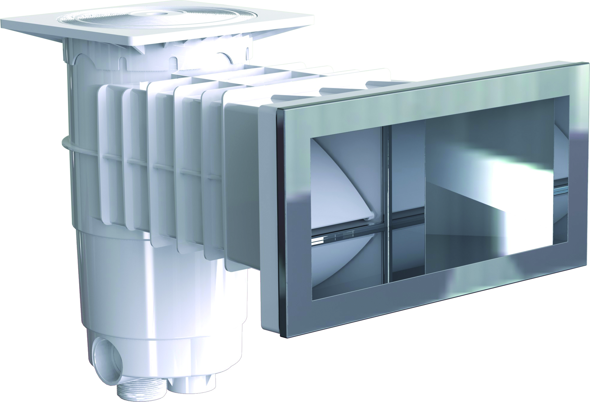 SKIMMER A400 CLASSIC CACHE INOX - PoolTorres